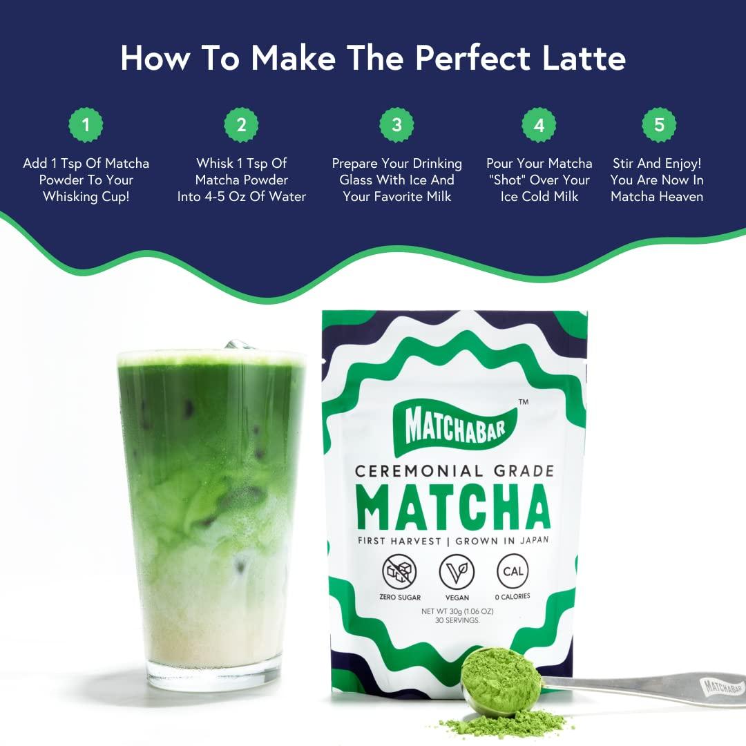 Ceremonial Grade Matcha Green Tea Powder - 30g Pouch | Authentic ...