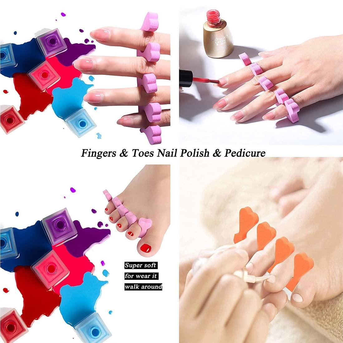 Buy 3 Couples Sponge Toe Spreaders | Cotton Toe Dividers & Soft Foam ...