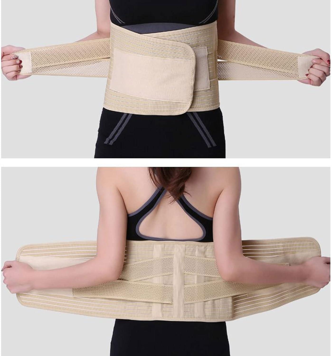 Breathable Back Bandage for Men & Women | Lumbar Support Belt for ...
