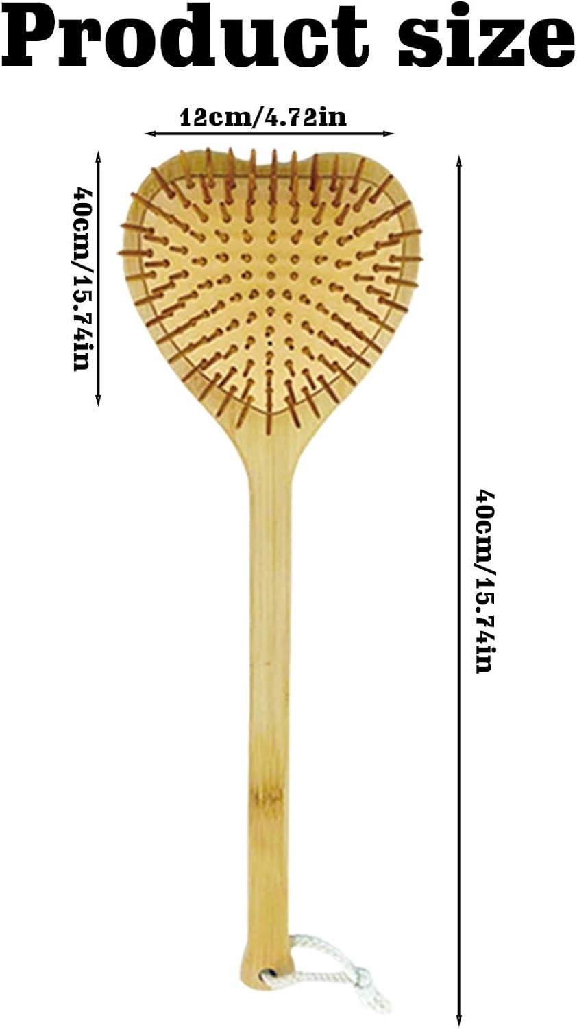 Yidm Bamboo Back Scratcher - Long Handle Wood Massage Device for ...