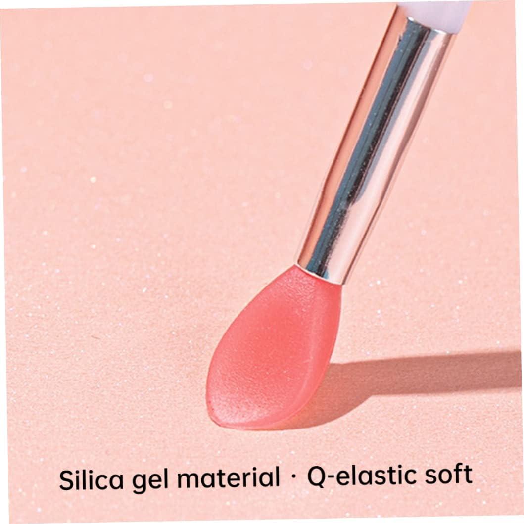 Silicone Lip Brushes Mini Lip Scrub Brush Reusable Lip Balm Applicators ...