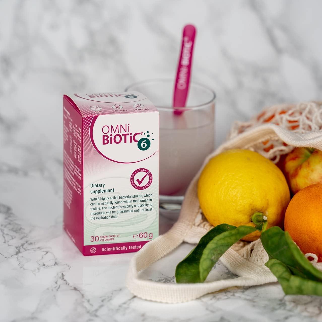 OMNi BiOTiC 6 Powder - 30 Servings (60g) | 6 Bacterial Strains | 4 ...