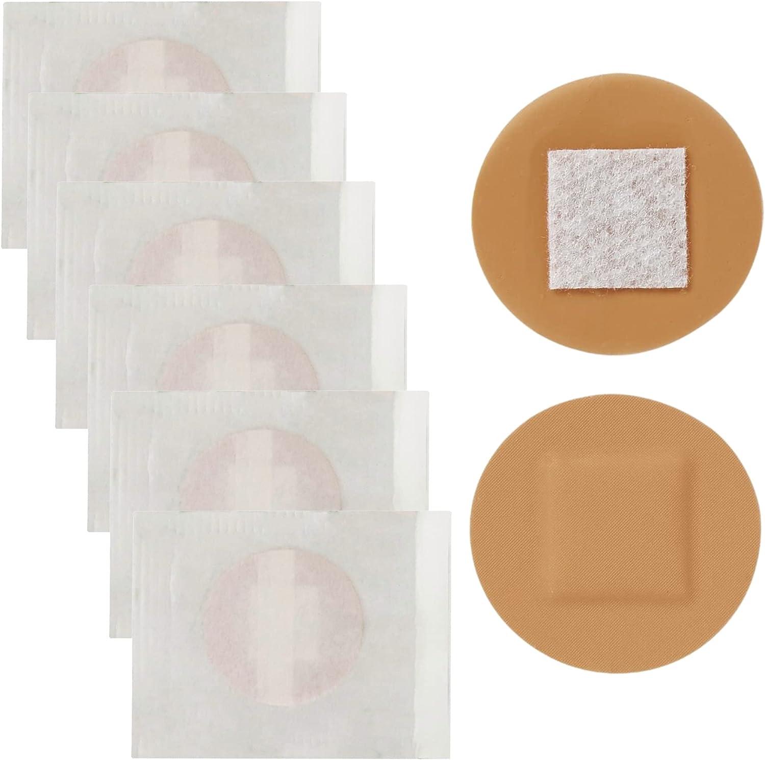200 Small Sheer Spot Bandages with Non-Stick Pad - Sterile Tiny Round ...