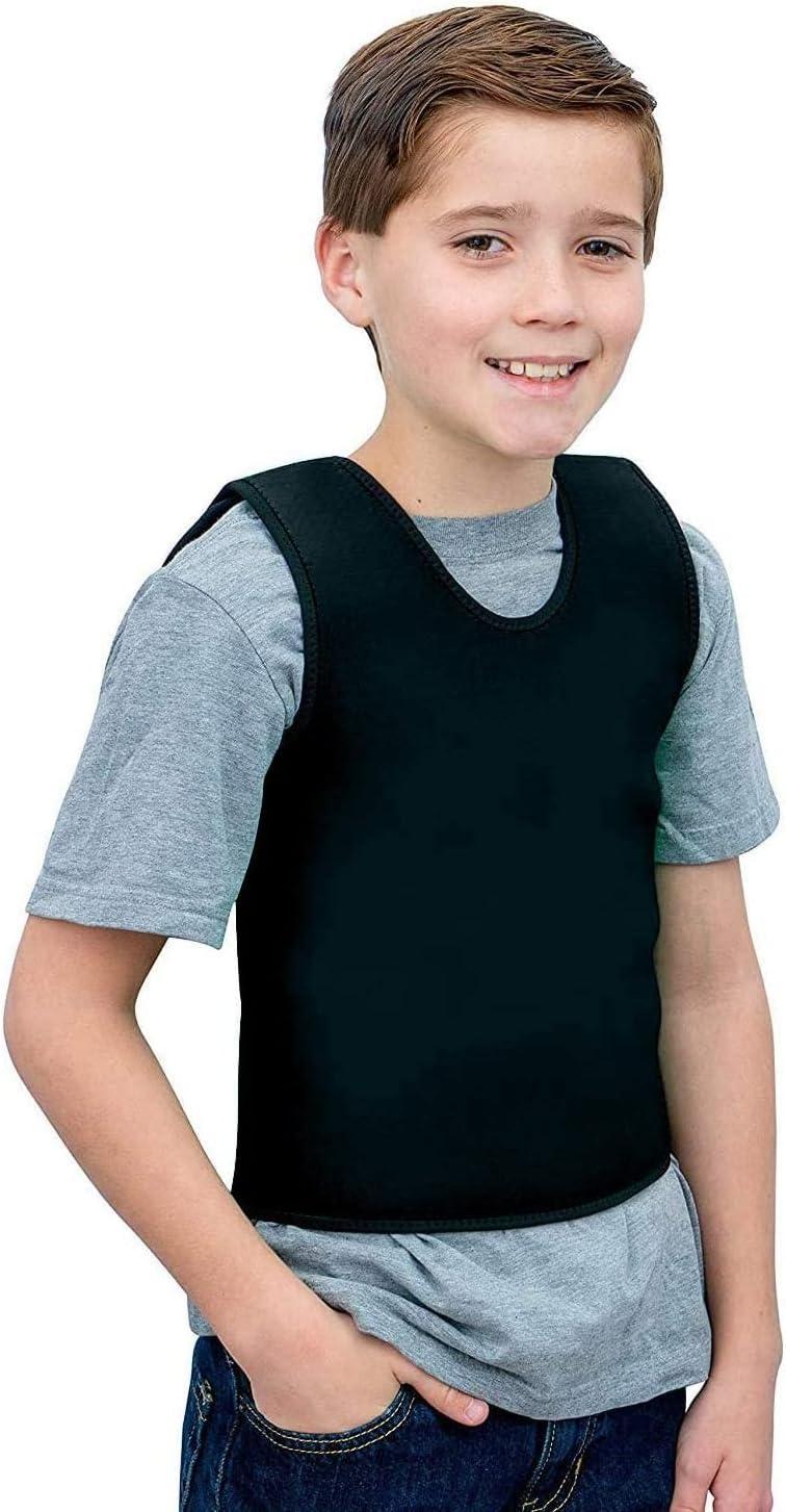 Sensory Compression Vest for Autism and Mood Disorders - Black Medium ...