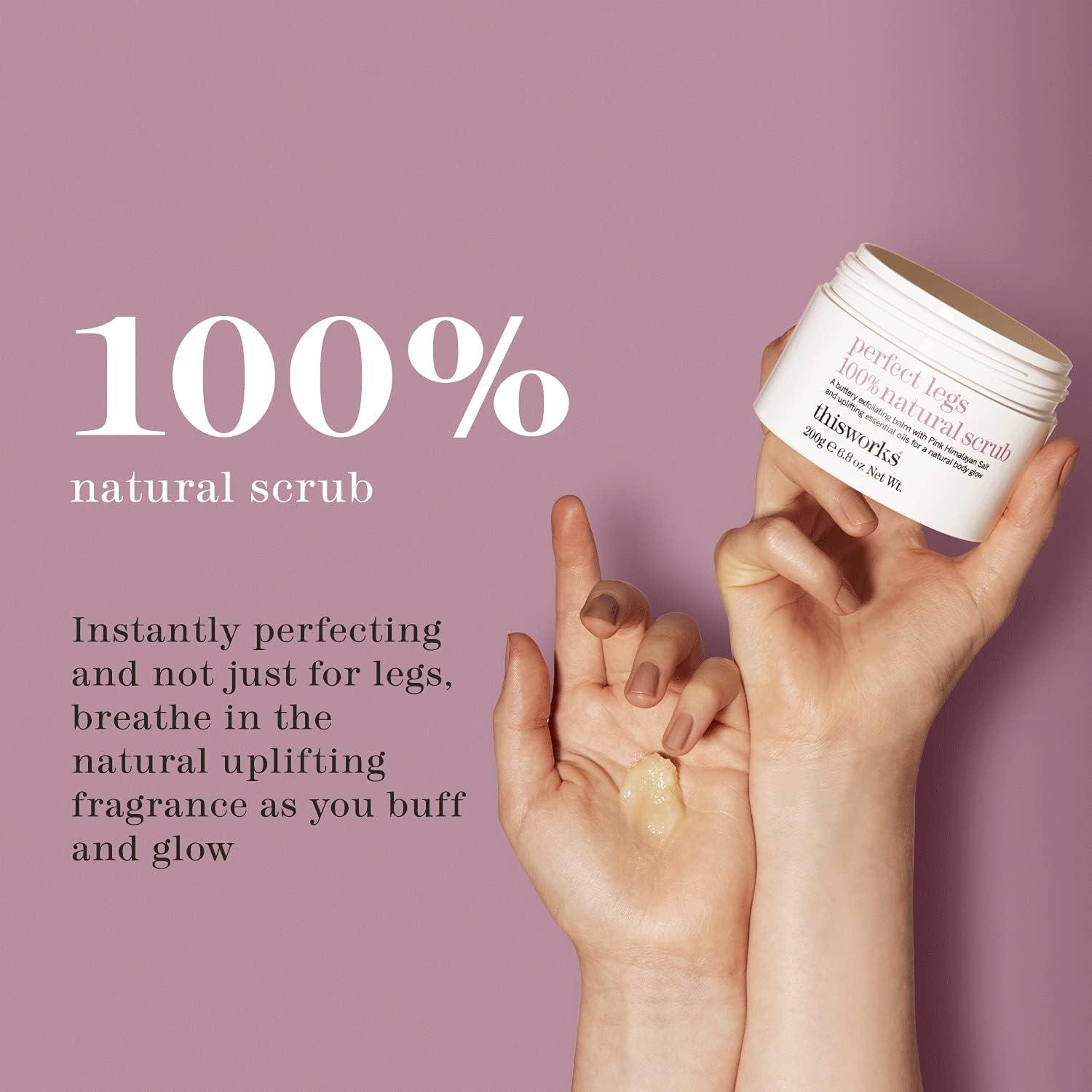 This Works Perfect Legs Natural Body Scrub 200g - Exfoliating Pink ...