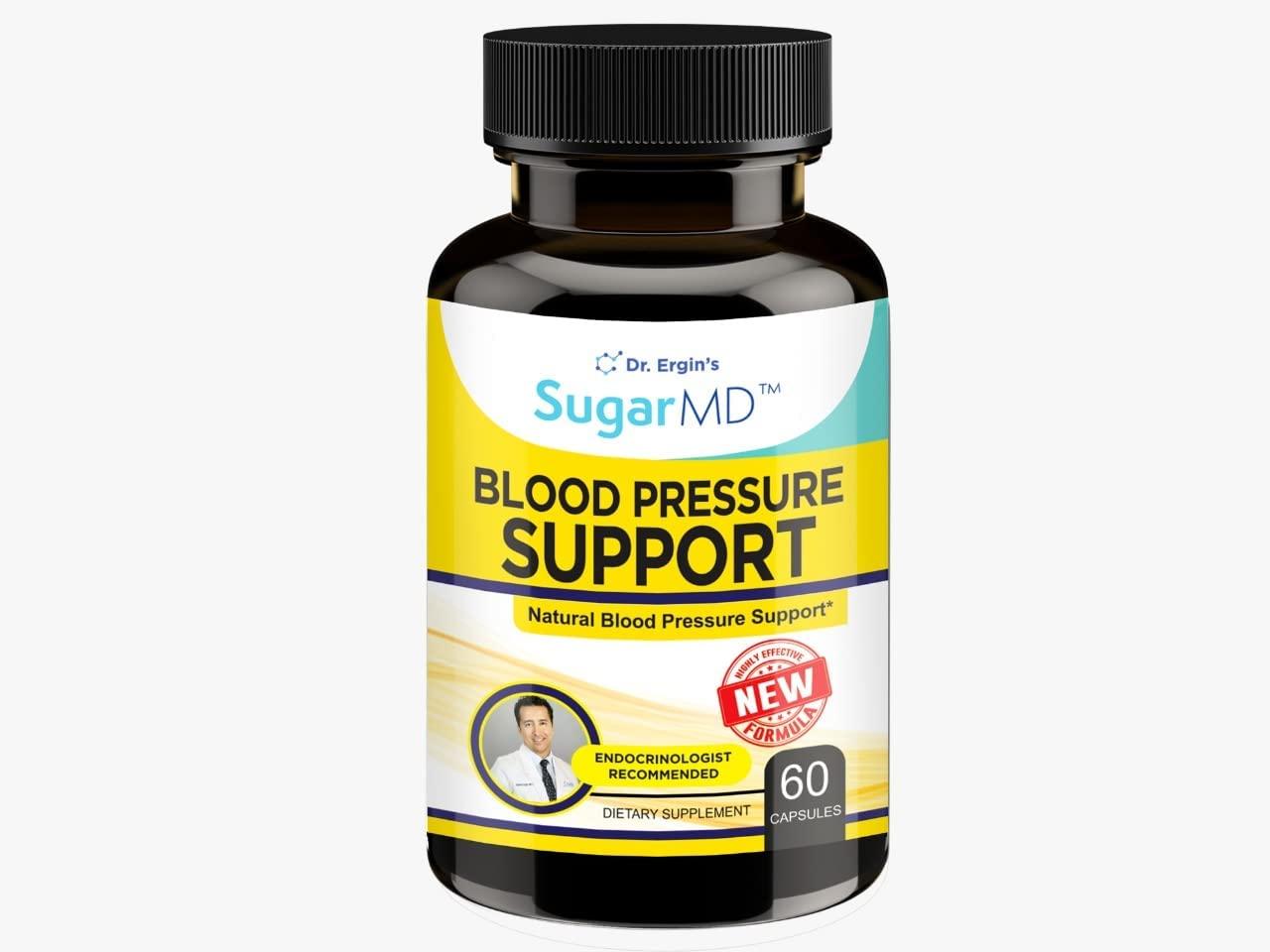 SugarMD Dr. Ergin's Advanced Natural Blood Pressure Supplement - 60 ...