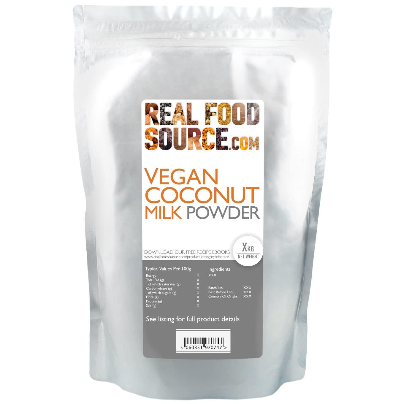 RealFoodSource Vegan Coconut Milk Powder 1kg | Buy Now with Express International Delivery ...
