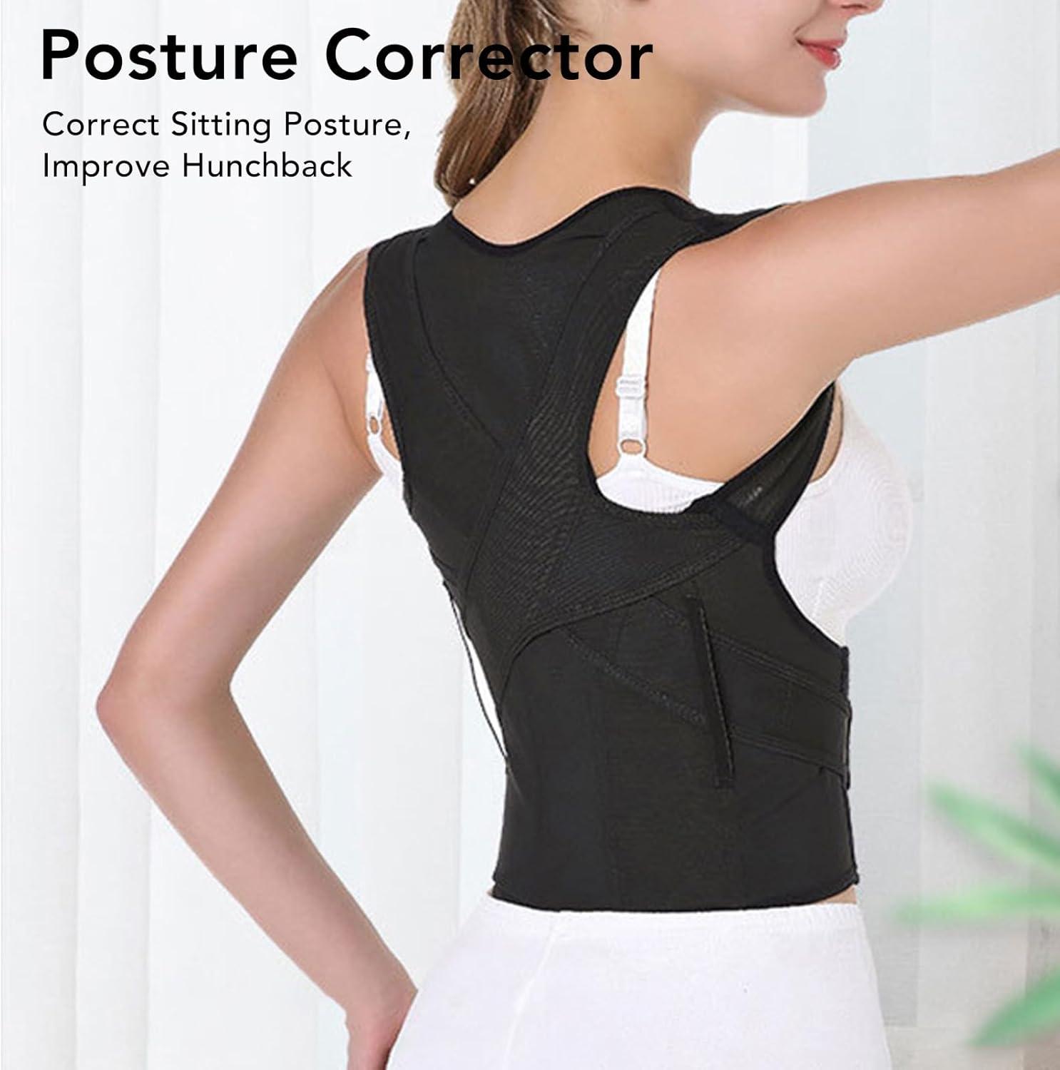 Adjustable Back Bandage for Posture Correction | Shoulder Support ...