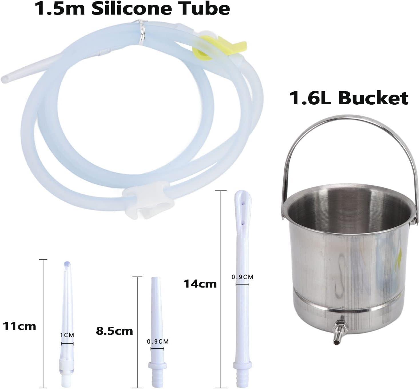Inlet for Intestinal Cleaning KIT - 1.6L Concrete Mate Enema Flushing ...