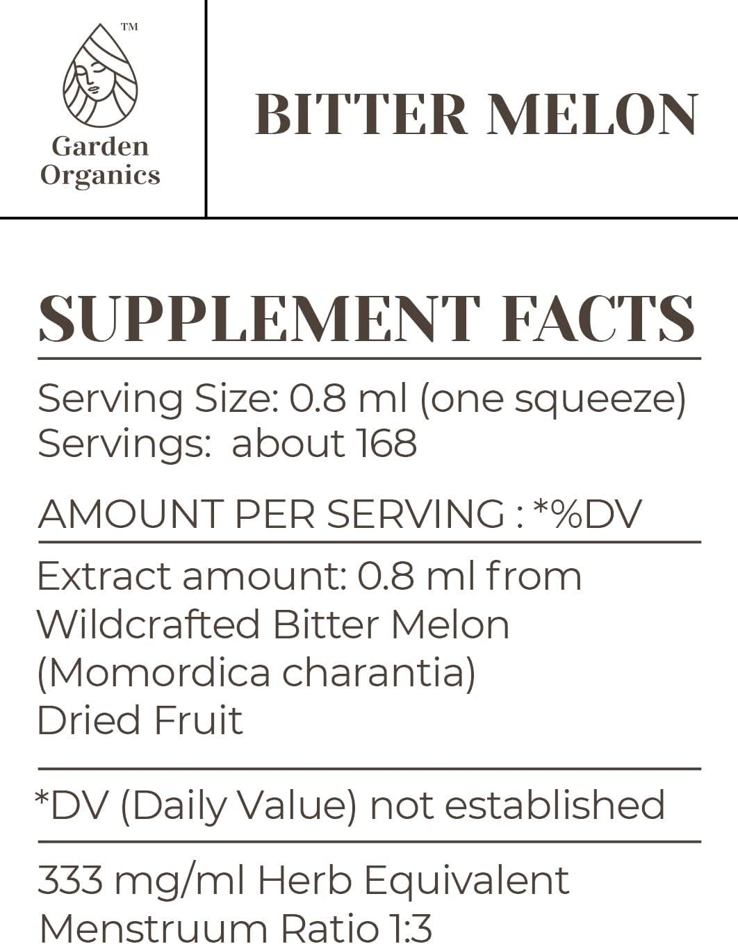 Bitter Melon Alcohol-Free Extract - Wildcrafted African Cucumber ...