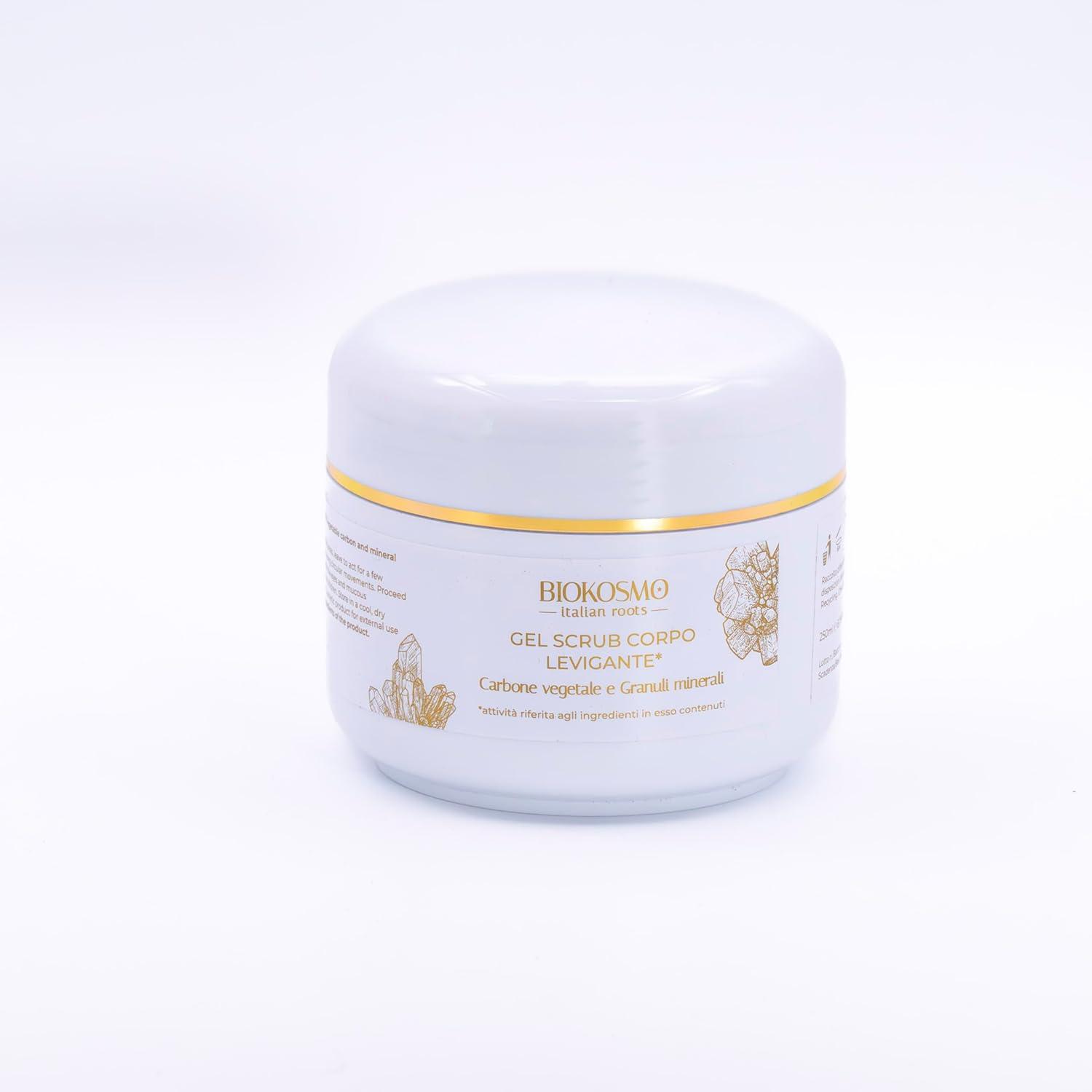 Smoothing Body Scrub Gel Vegetable Charcoal and Mineral Granules | Buy ...