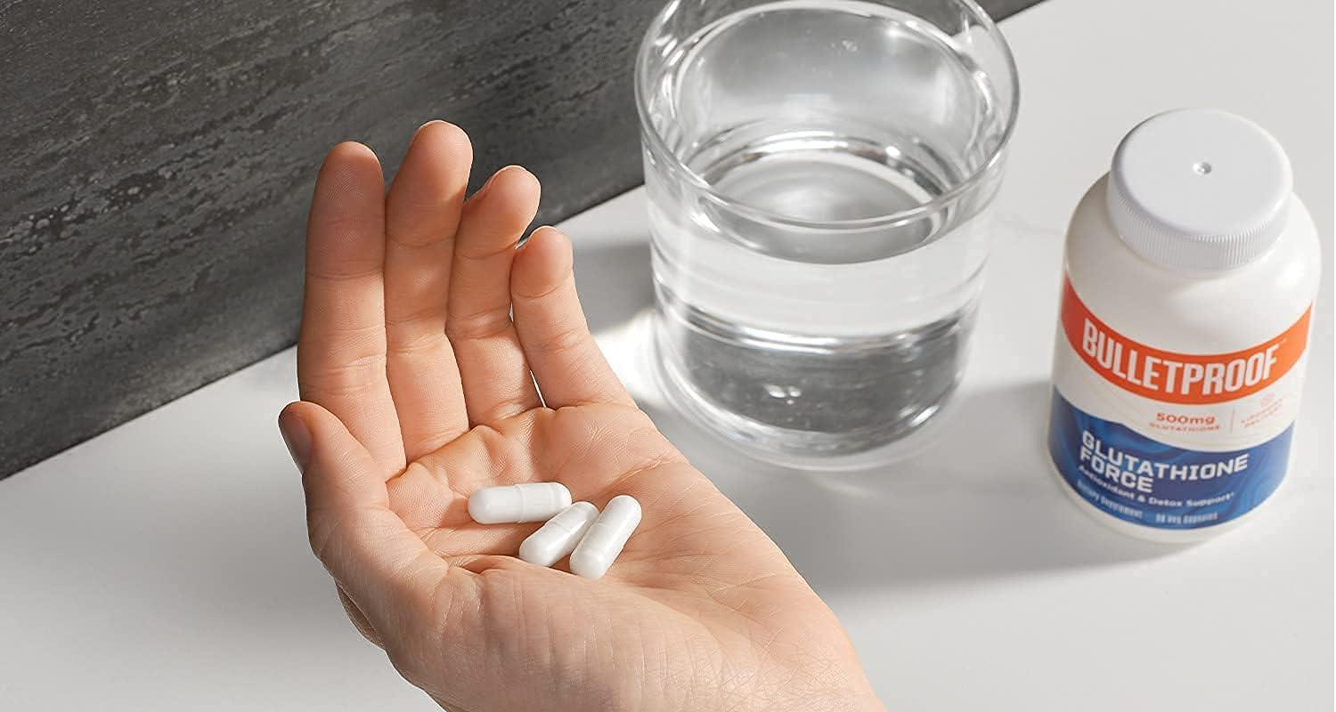 Bulletproof Immunity Bundle: Immune Complex & Glutathione Force - Antioxidants Vitamin C and ...