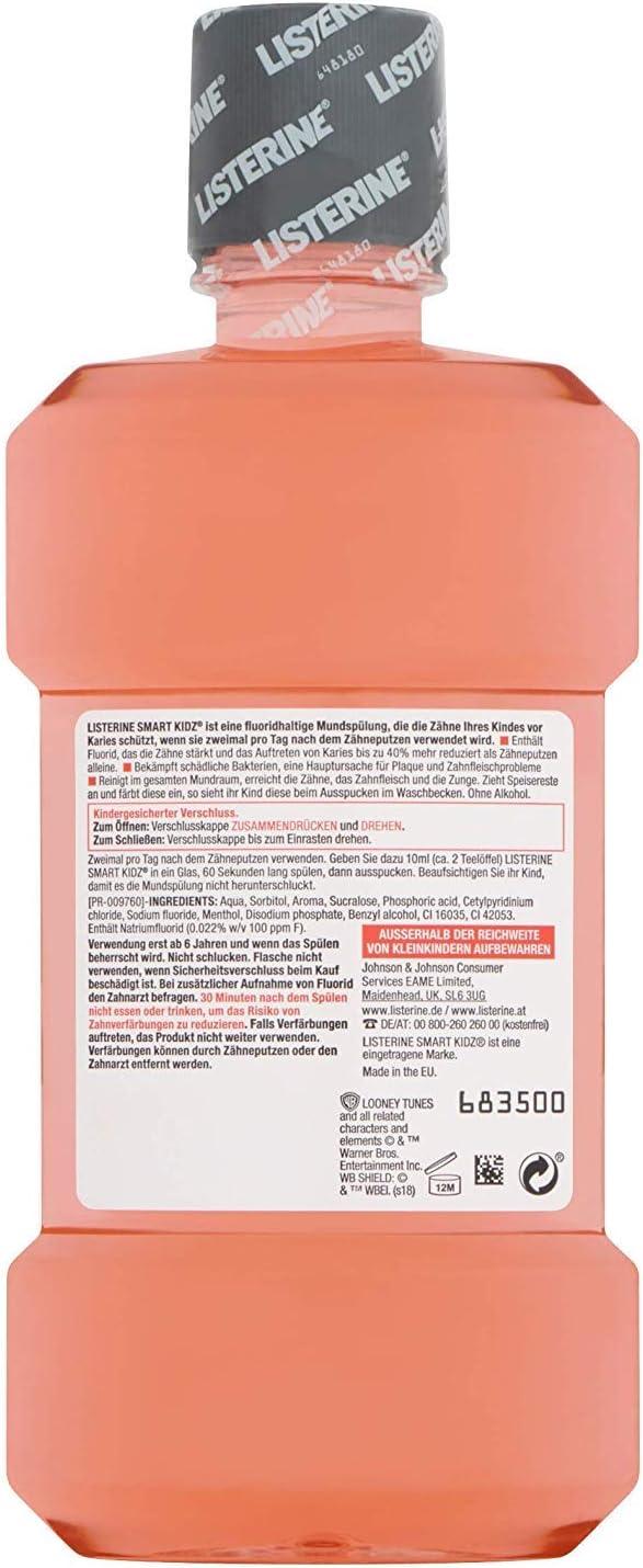 Buy Listerine Smart Kidz Berry Mouthwash for Children (500 ml) Fresh ...