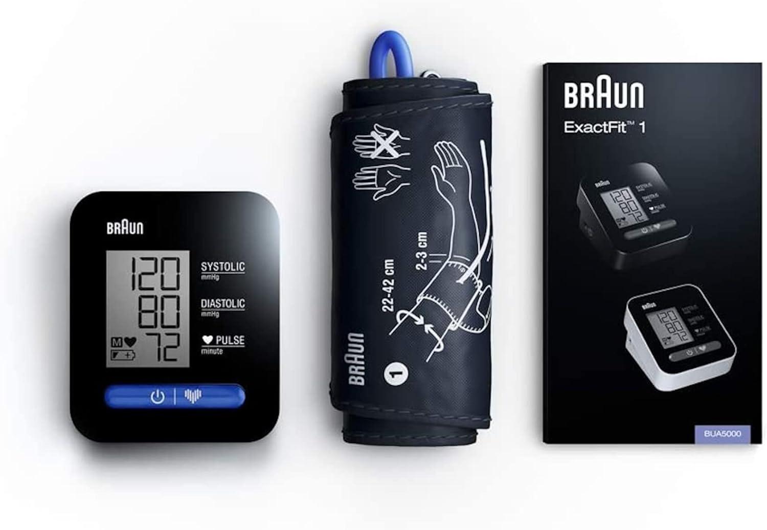 Braun BUA5000 Exact Fit One Automatic Upper Arm Blood Pressure Monitor ...
