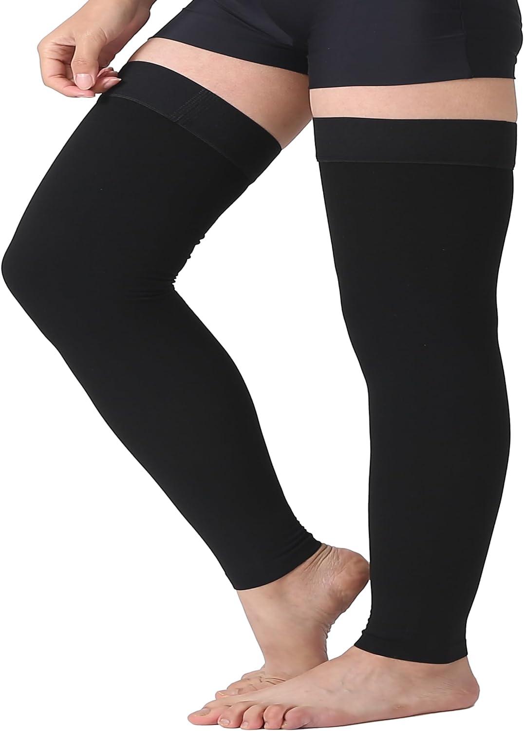 TOFLY Thigh High Compression Stockings 20-30 mmHg Firm Support ...