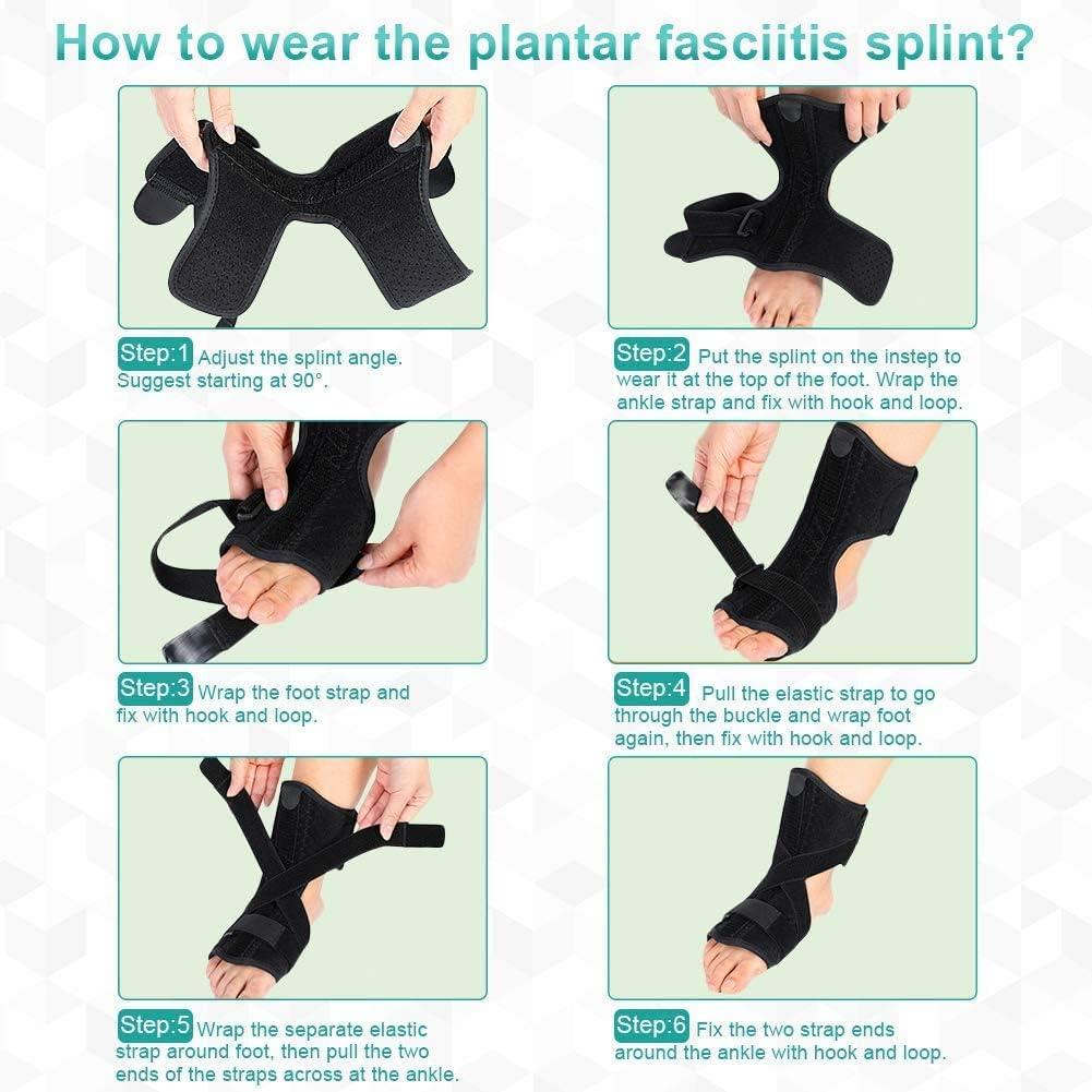 Peroneus Rail Diioch & Akozon Plantar Fasciitis Night Splint ...