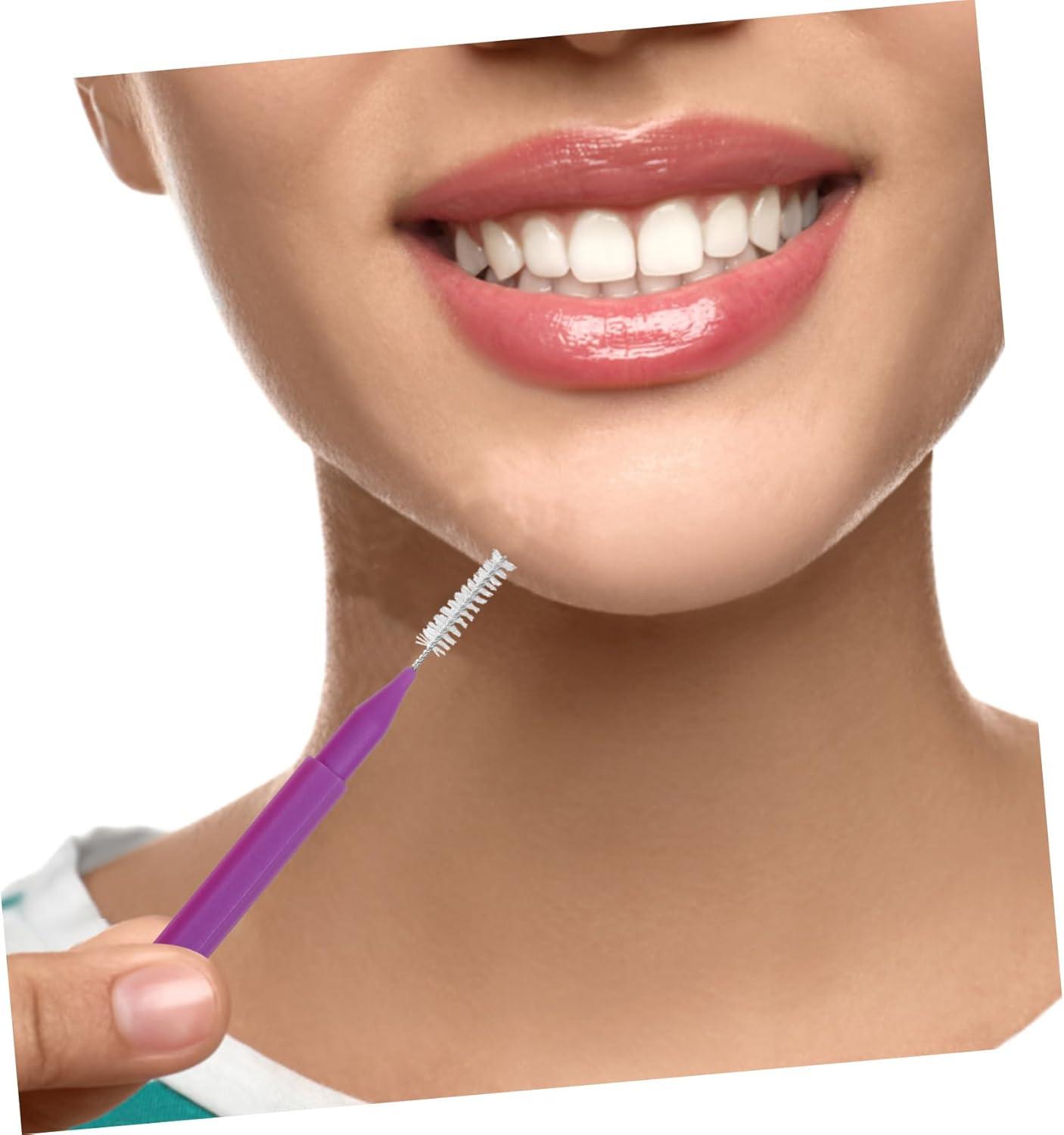 JE COMPRIS 100 ST Dental Floss Braces Brush & Interdental Brushes ...