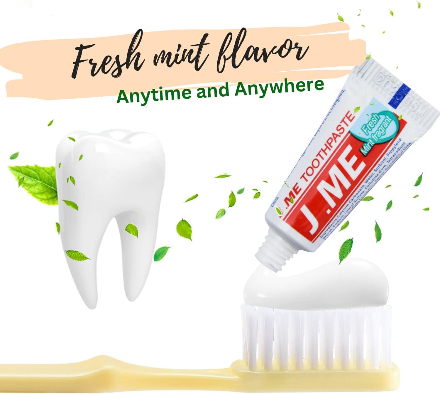 100 Individually Wrapped Disposable Toothbrushes with Toothpaste - G ...