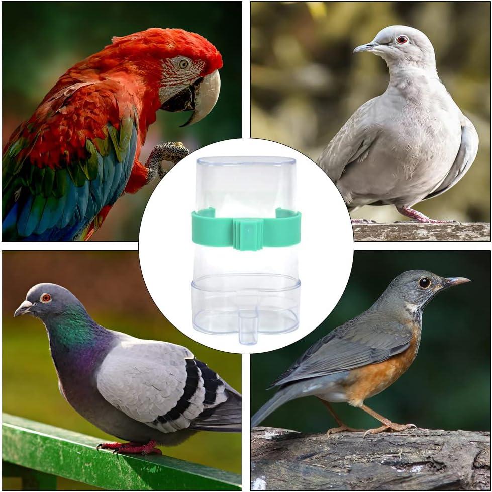 2 Pcs Bird Cage Water Dispenser Automatic Bird Feeder Bird Automatic ...