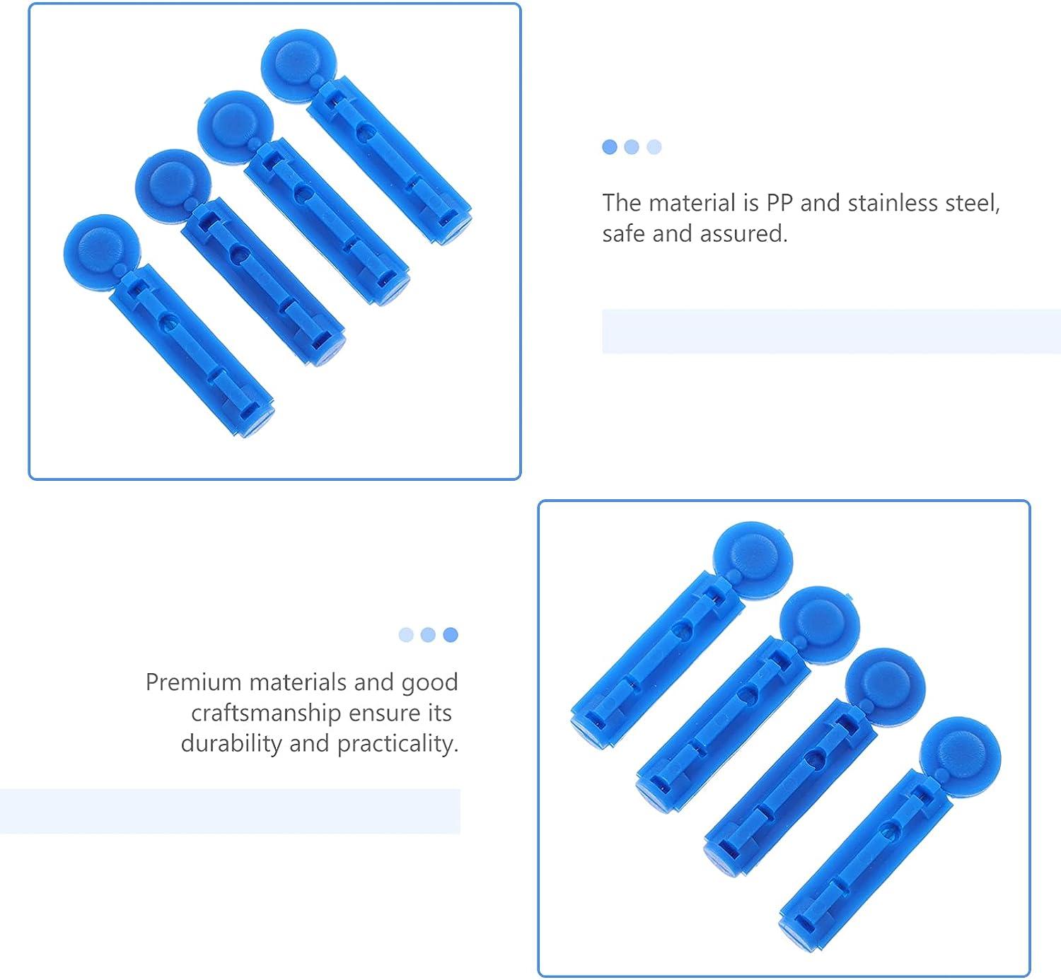 EXCEART 200 Disposable Sterile Blood Lancet Needles Twist Top Lancets ...