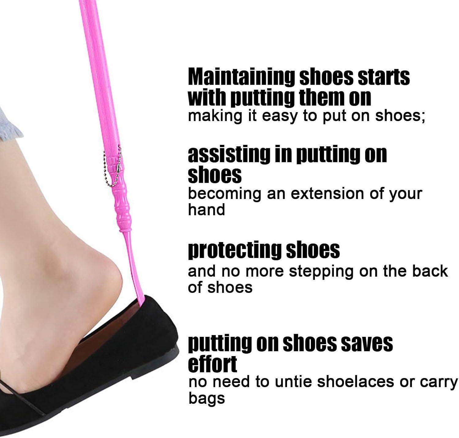Ergonomic Back Scratch Shoe Opener - Portable Long Handle Itching ...