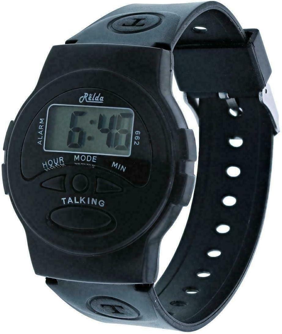 AHOO Digital Talking Watch for Visually Impaired, Clear Sound, Hourly ...