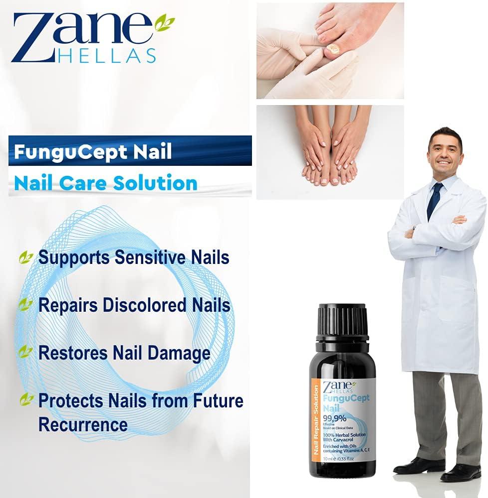 Fungucept Nail Repair - Anti Fungal Nail Solution for Healthy, Strong ...