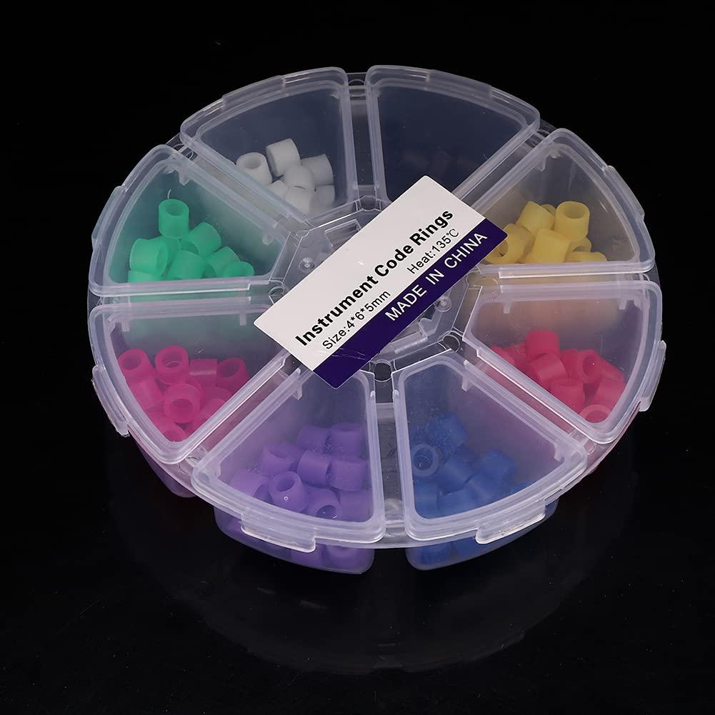 Dental Color Code Rings - 160pcs Silicone Orthodontic Instrument Rings ...