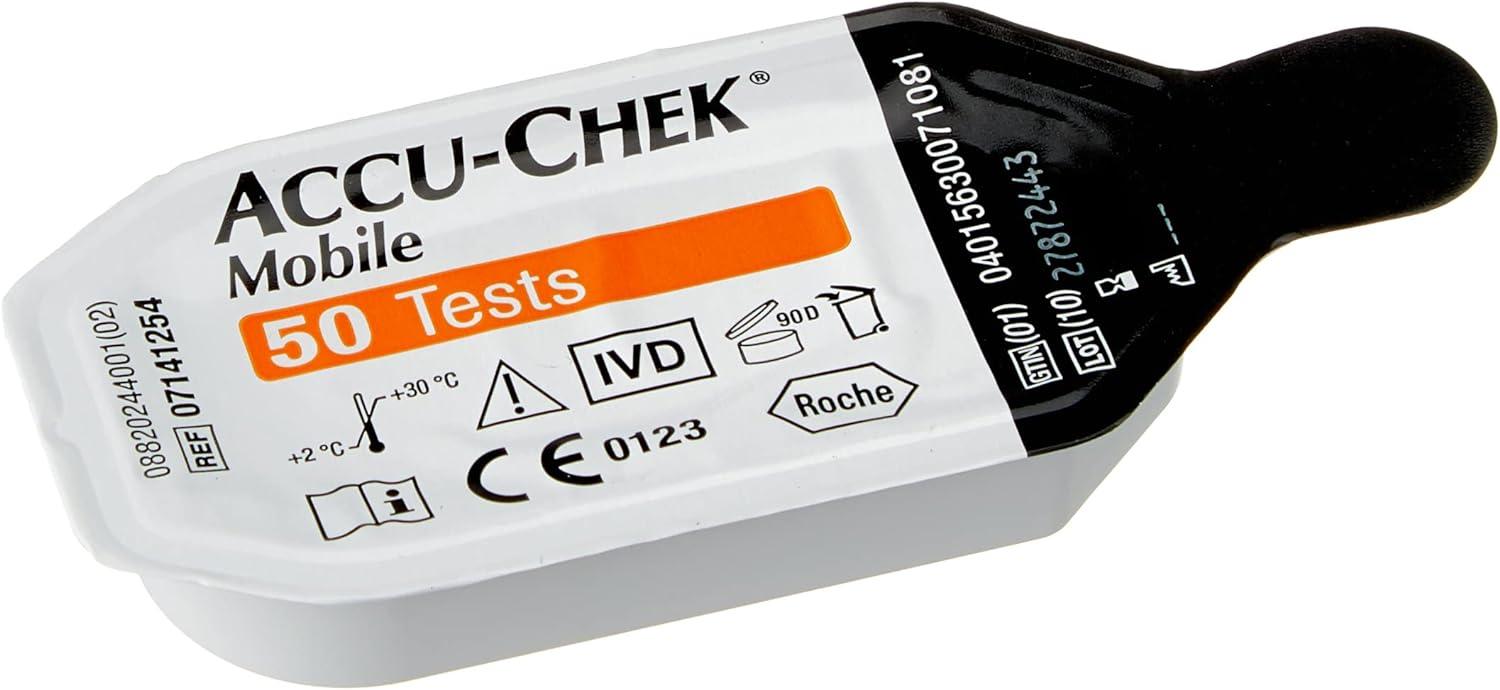 Accu-Chek 4026324 Mobile Test Cassette 50 Test 100g 50 Count (Pack of 1)