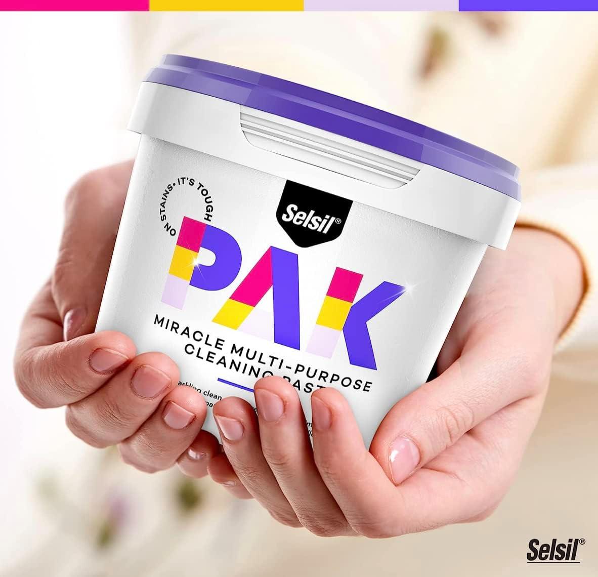 Double Pack SELSIL PAK Miracle Multi-Purpose Cleaning Paste Cleaner ...