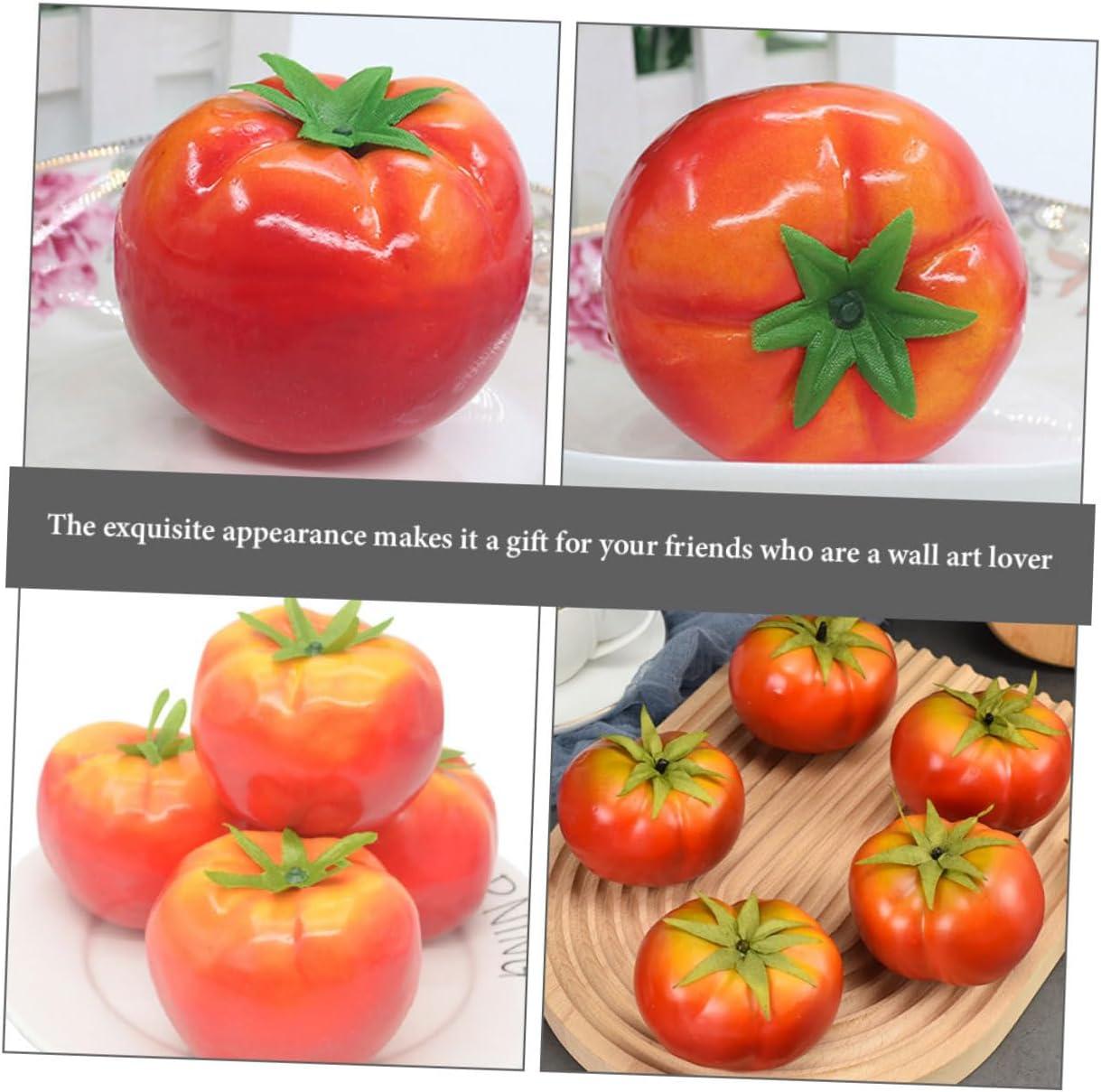 Zerodeko 10pcs Imitation Tomato Home Decor Models Plant Decor Lifelike ...