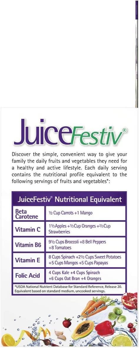 Natrol JuiceFestiv - 2 Bottles, 60 Capsules Each | Immune Support ...