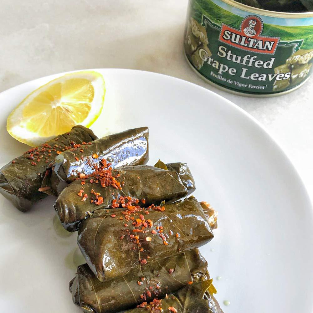 Sultan Vegetarian Stuffed Grape Leaves 4.4lb - Precooked Premium Dolma ...