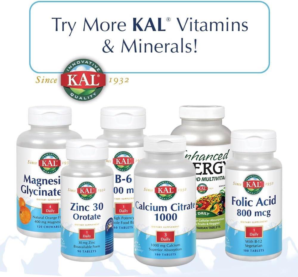 KAL 5000 IU Ultra D-3 Lemonade Tablets 120 Count - Pack of 1 | Buy Now ...