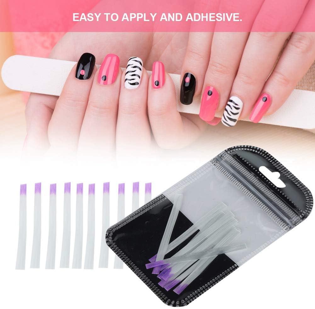 Nail Fiberglass Manicure Fiber 10Pcs Set - Professional Nail Repair ...