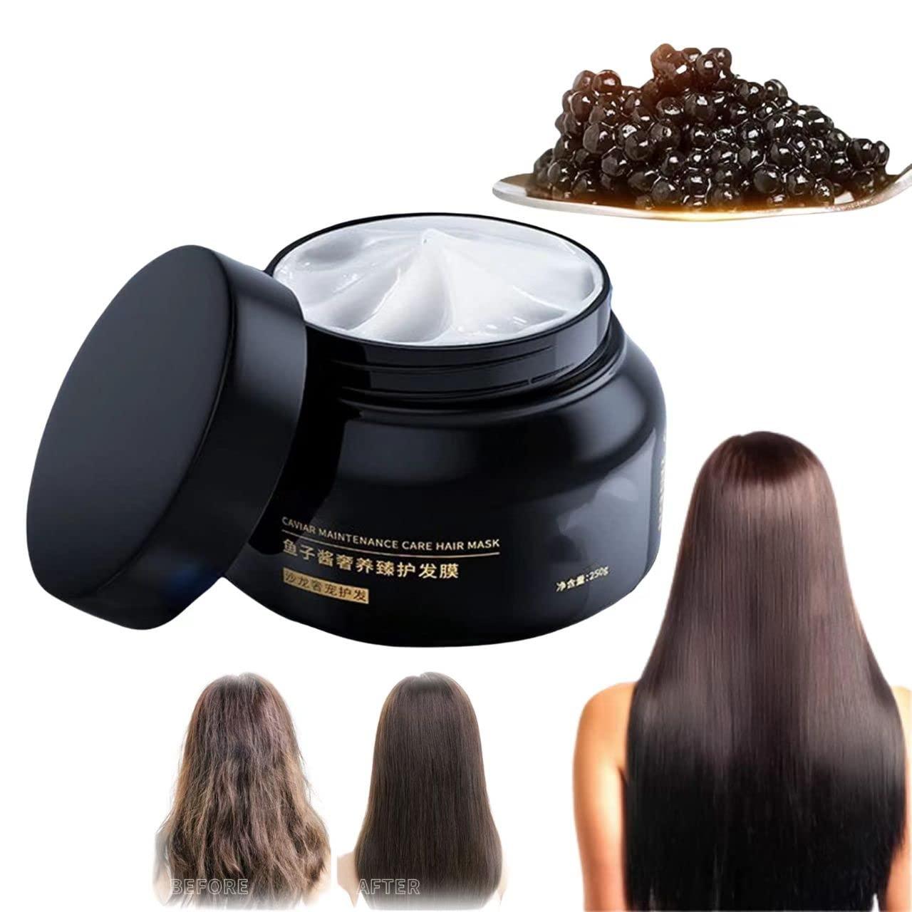Irasas Black Caviar Hair Mask - Anti Hair Loss & Repair Treatment for ...