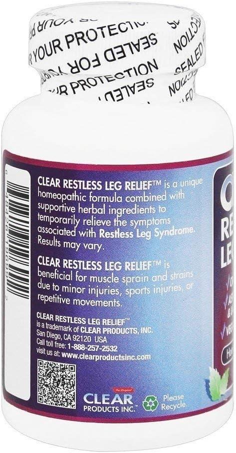 CLEAR PRODUCTS CLEAR RESTLESS LEG RELIEF 60 CAP