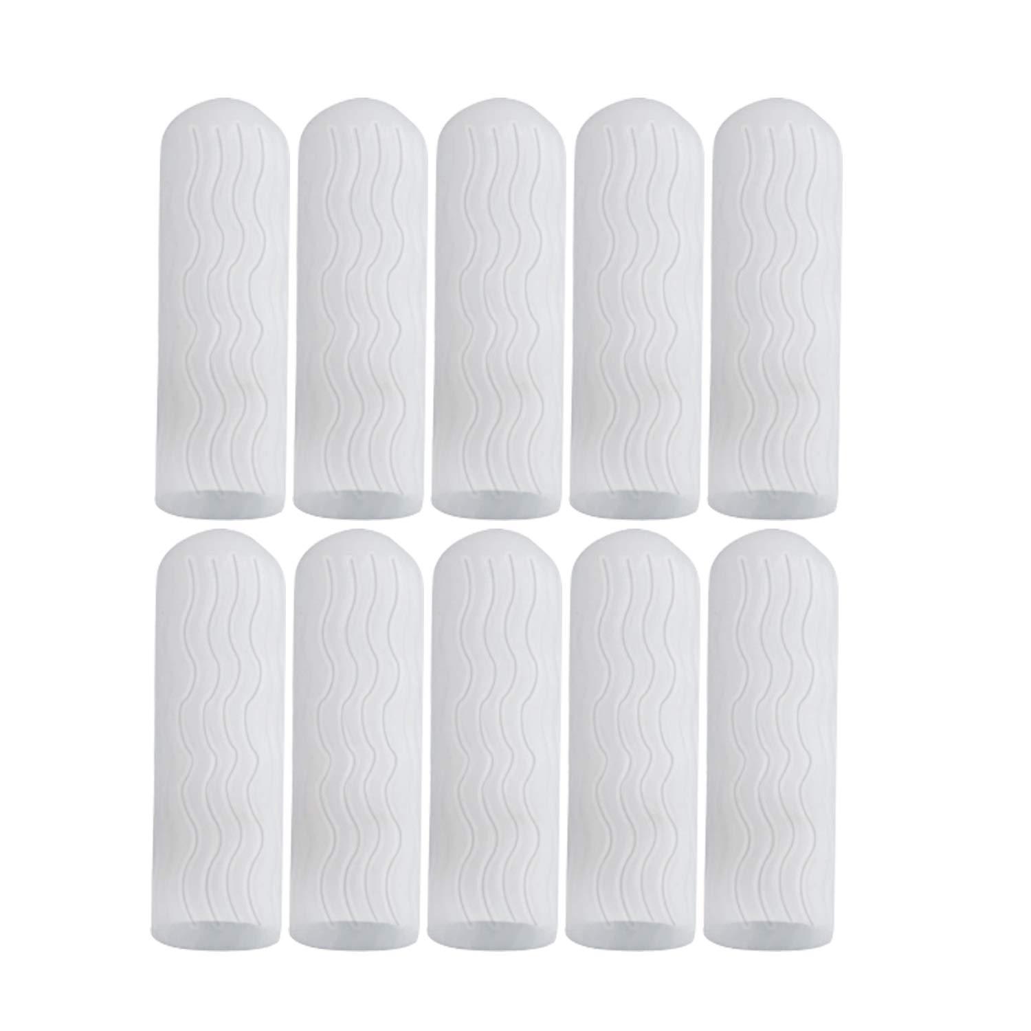 10 Pcs Silicone Finger Protectors - Finger Support Sleeves for ...