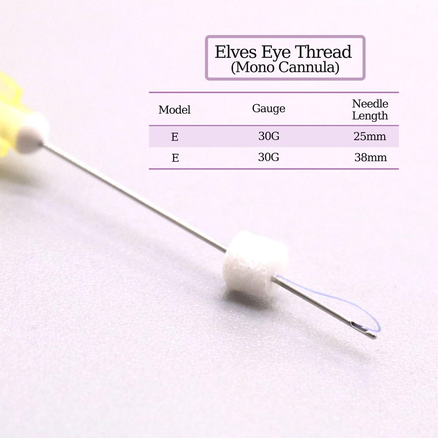 PDO Thread Lift Eye Kit - 40 Pieces 30G 25mm Bullet Blunt Threads for ...