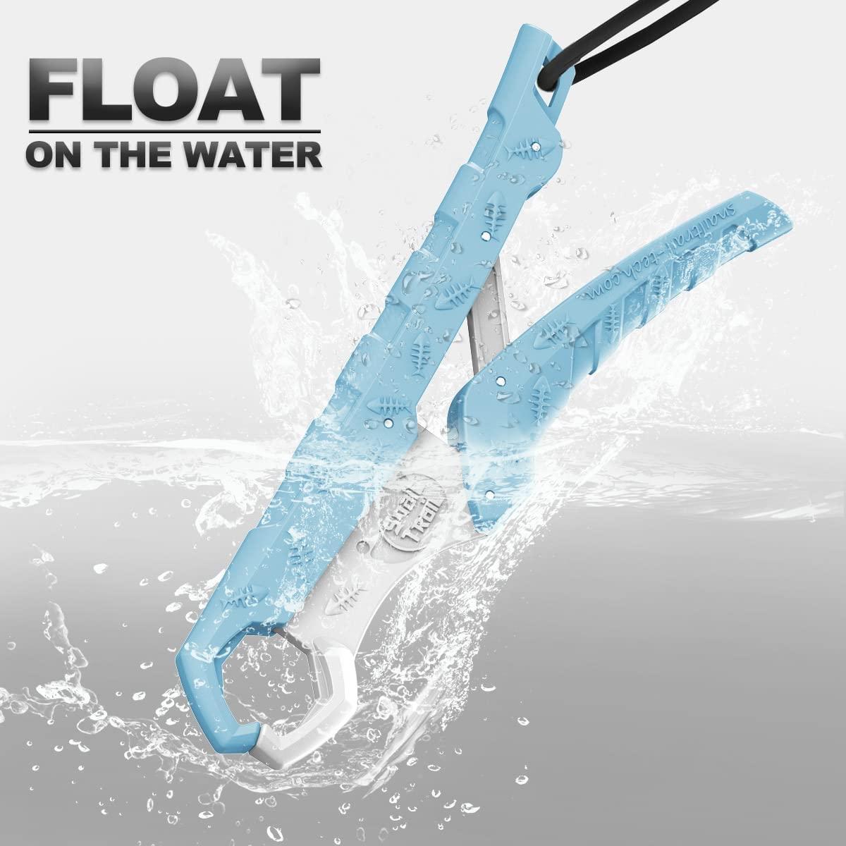 SNAIL TRAIL Floating Fish Gripper 9'' Catfish Mouth Pliers Bass Holder ...