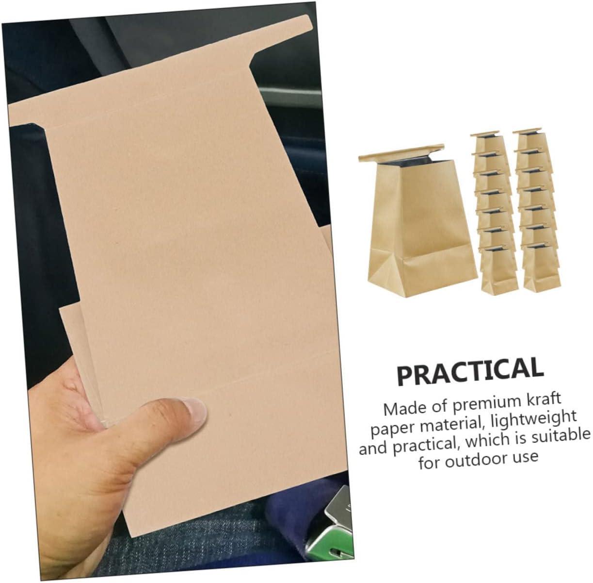 Disposable Vomit Bags - 30 Pack | Kraft Paper | Light Brown | Travel ...