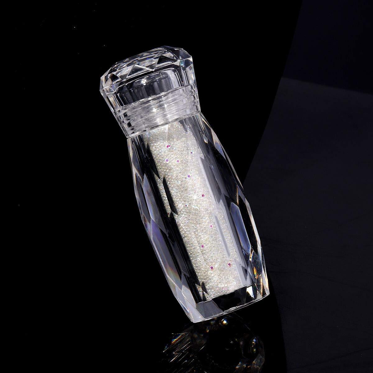 1 Bottle Micro Pixie Beads Gravel Nail Crystals For Nails Colorful ...