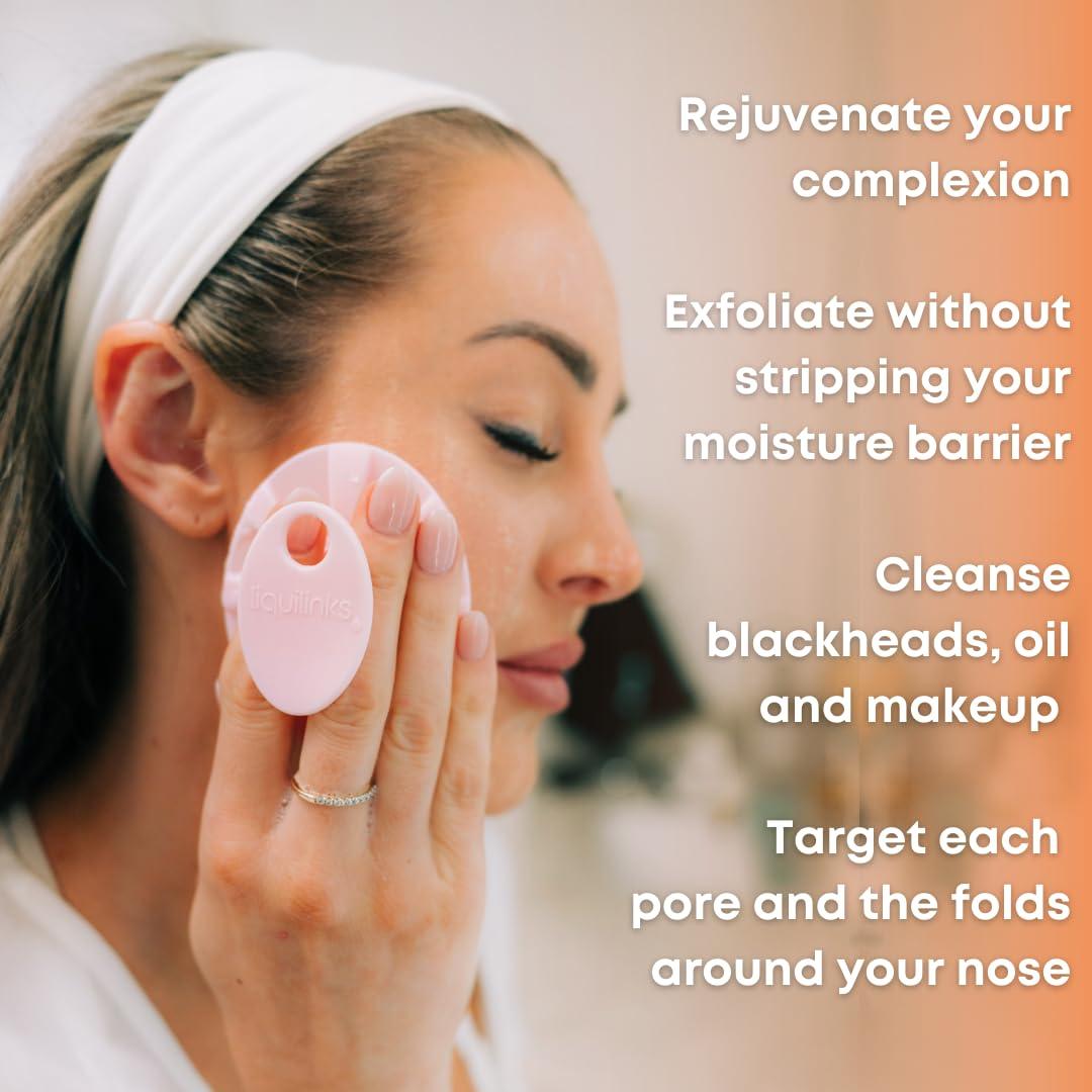Sky Blue Face Buffer - Silicone Spa Accessory for Deep Cleansing ...