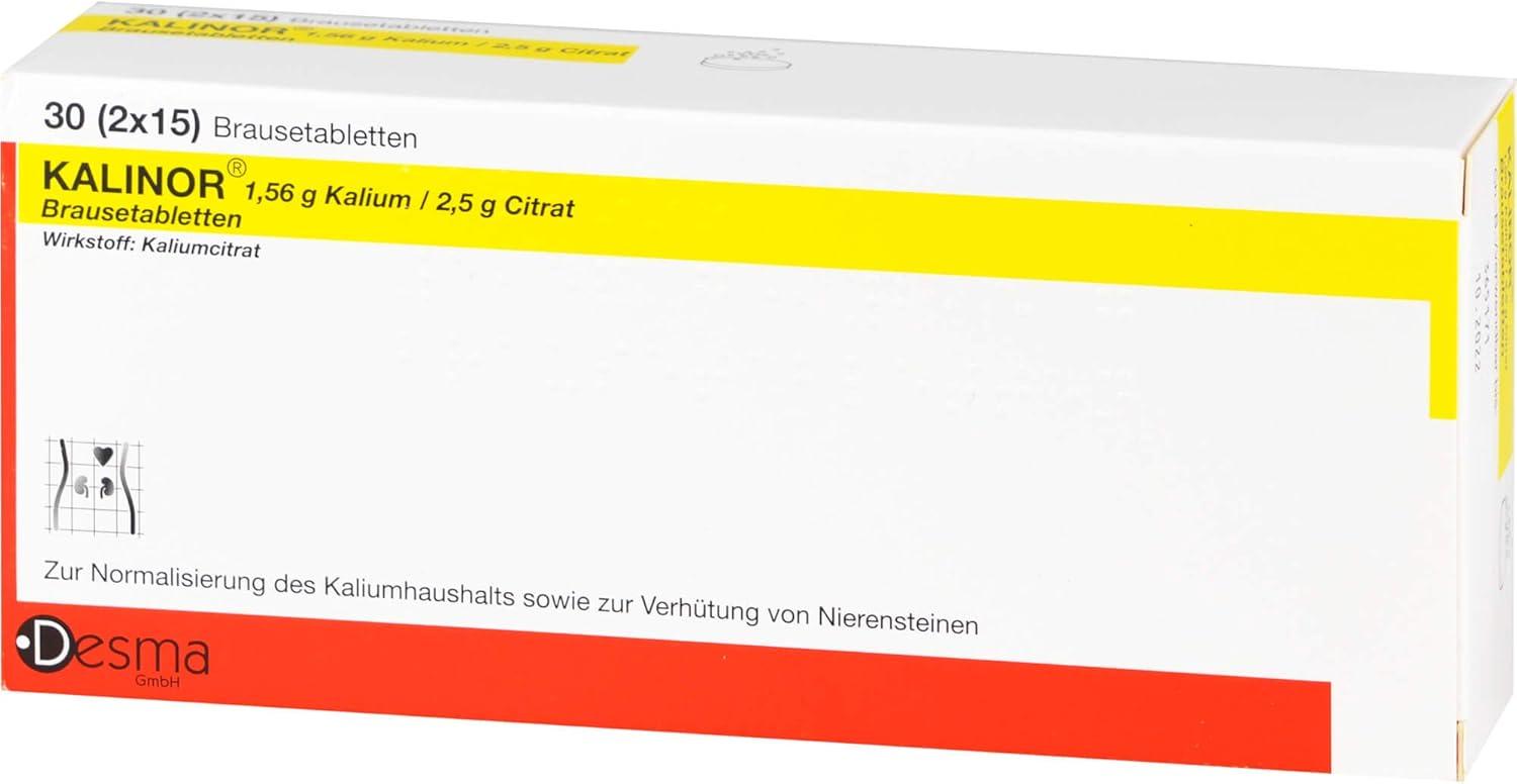 Kalinor Effervescent Tablets for Potassium Levels - 30 Tablets ...