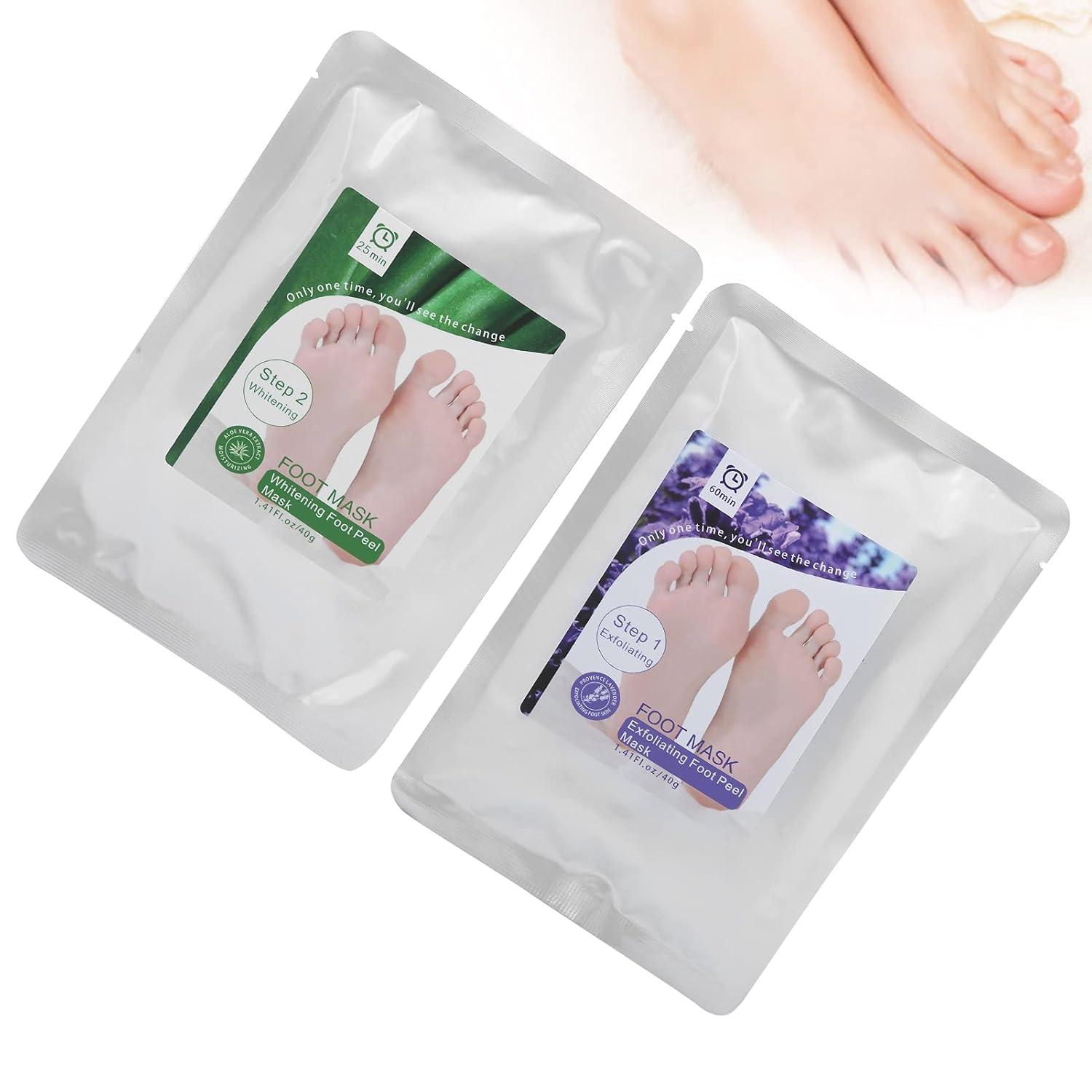 Foot Peeling Mask - 2 Pack for Baby Soft Feet | Dead Skin Removal ...