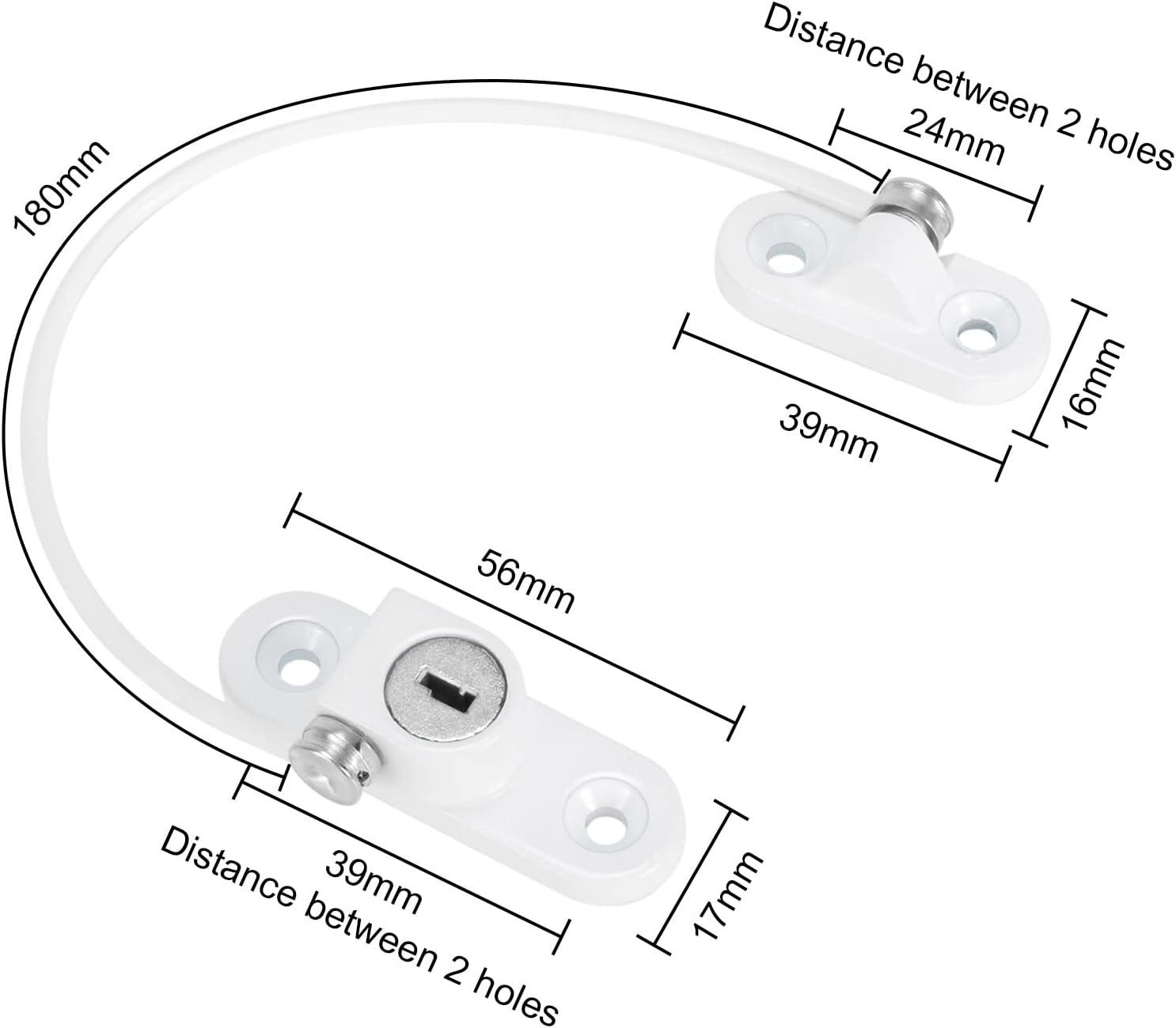 10Pcs Window Restrictor Locks for Kids Window Restrictors UPVC Baby ...