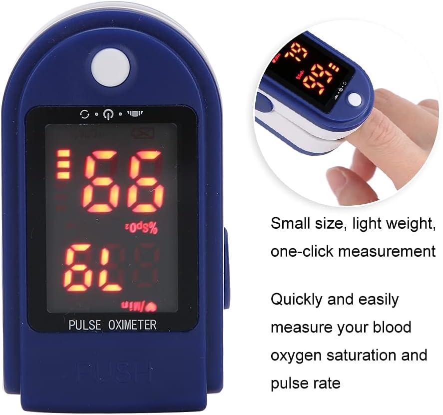 Ruiqas Fingertip Pulse Oximeter - Accurate SPO2 & Heart Rate Monitor ...