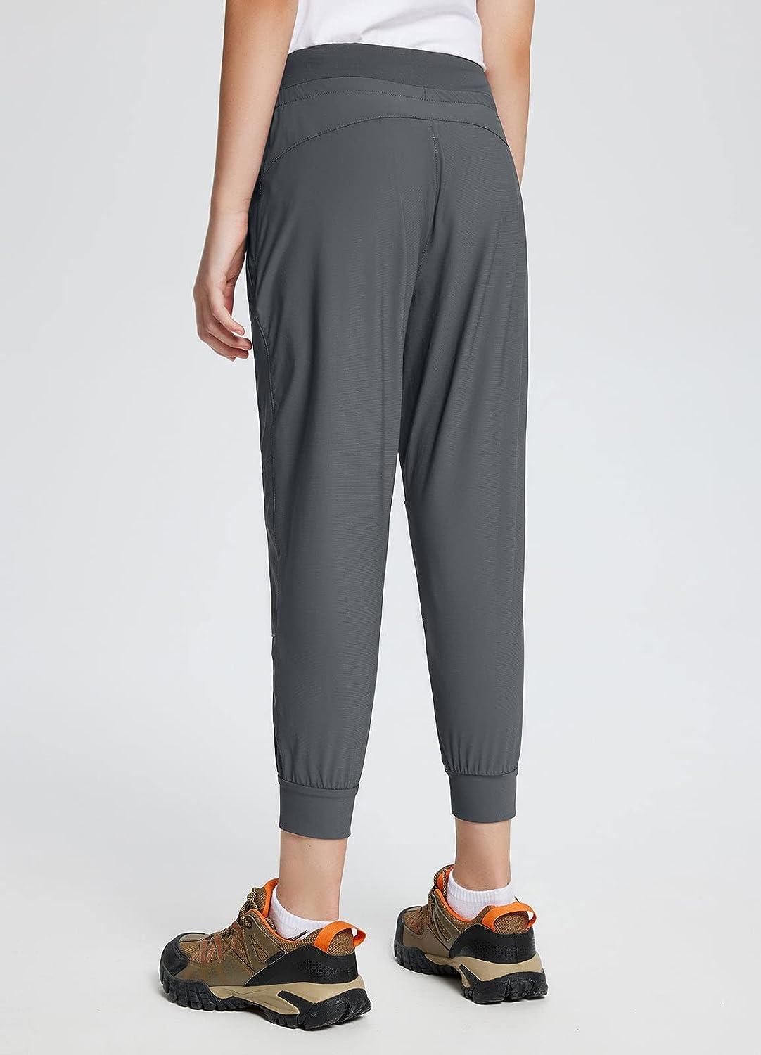 BALEAF Kids Hiking Pants | Quick Dry Girls Track Jogger with Zipper ...