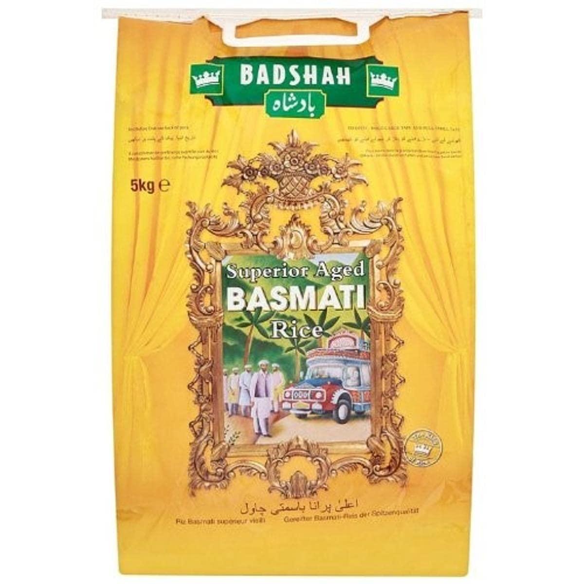 Badshah Basmati Rice 5kg | Buy Now with Express International Delivery ...
