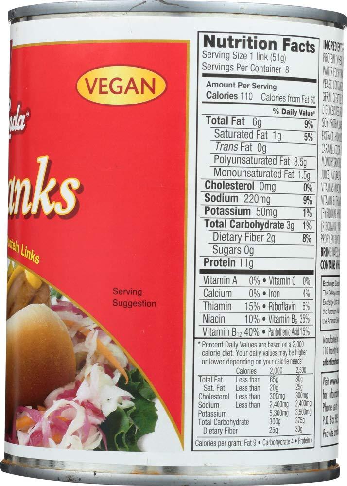 Loma Linda Big Original Franks - 20 oz | Vegan, Plant-Based Hot Dogs ...